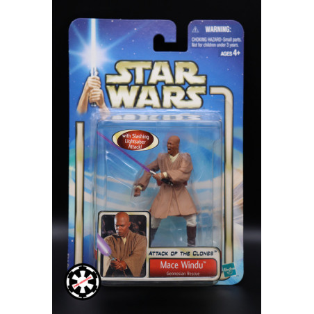 Mace Windu Geonosian Rescue Star Wars SAGA 2002
